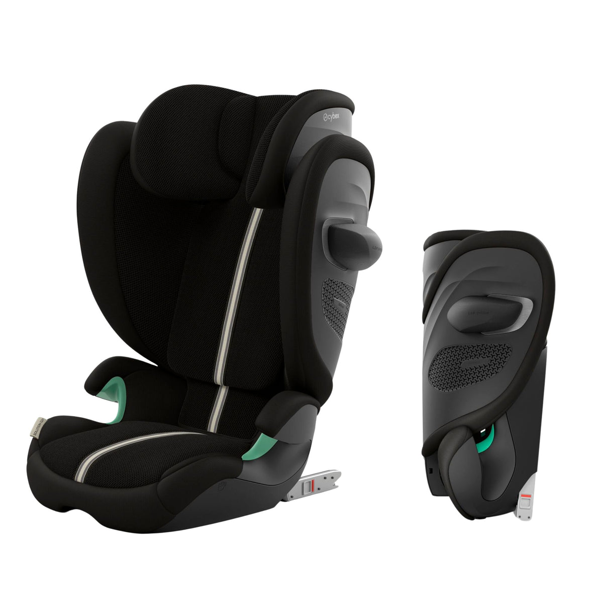 Cybex Solution G2 Folding High Back Booster - PLUS - Moon Black ...