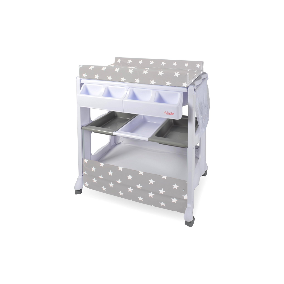 My Babiie Baby Bath & Changing Unit – Grey Stars | Stylish & Practical ...