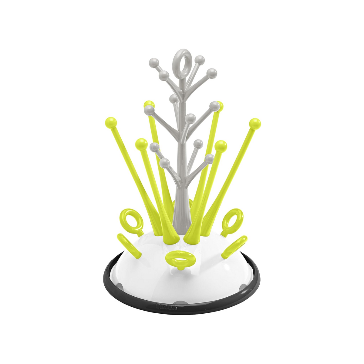 Beaba Bottle Tree Drying Rack – Neon, Hygienic Drying for 6 Bottles ...