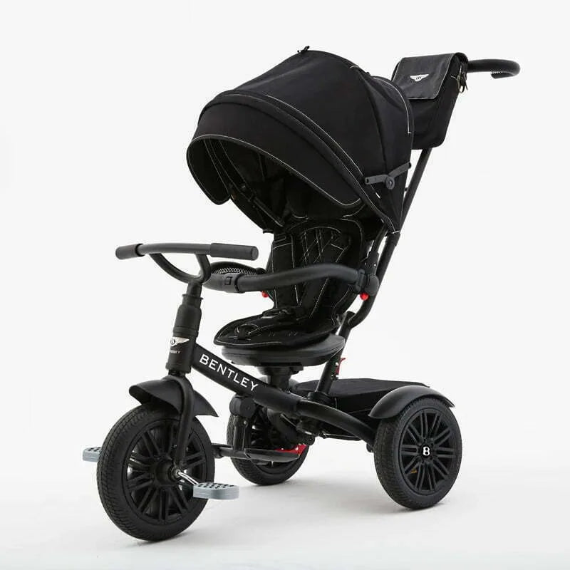 Bentley 6-in-1 Push Along Trike / Bike - Black Edition / Matt Black ...