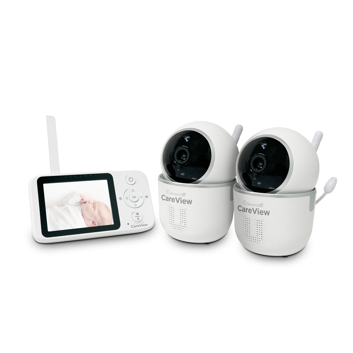 Callowesse CareView 2.8" Baby Monitor with 2 Cameras – Twin Pack ...