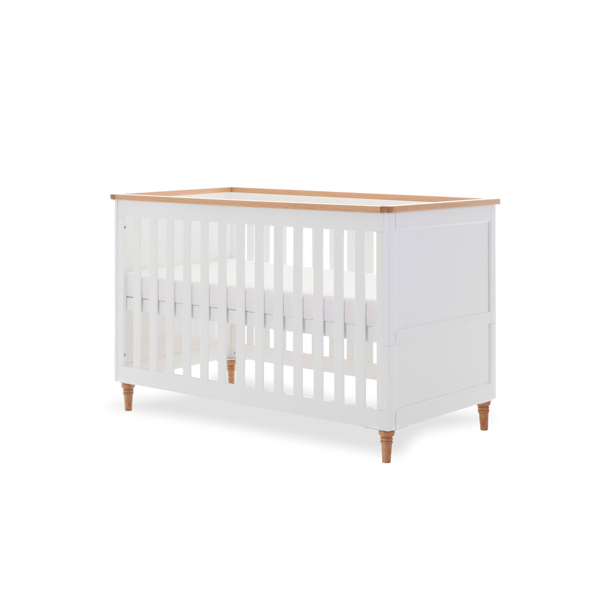 Obaby Orla Cot Bed - White & Oak – Pushchair Expert