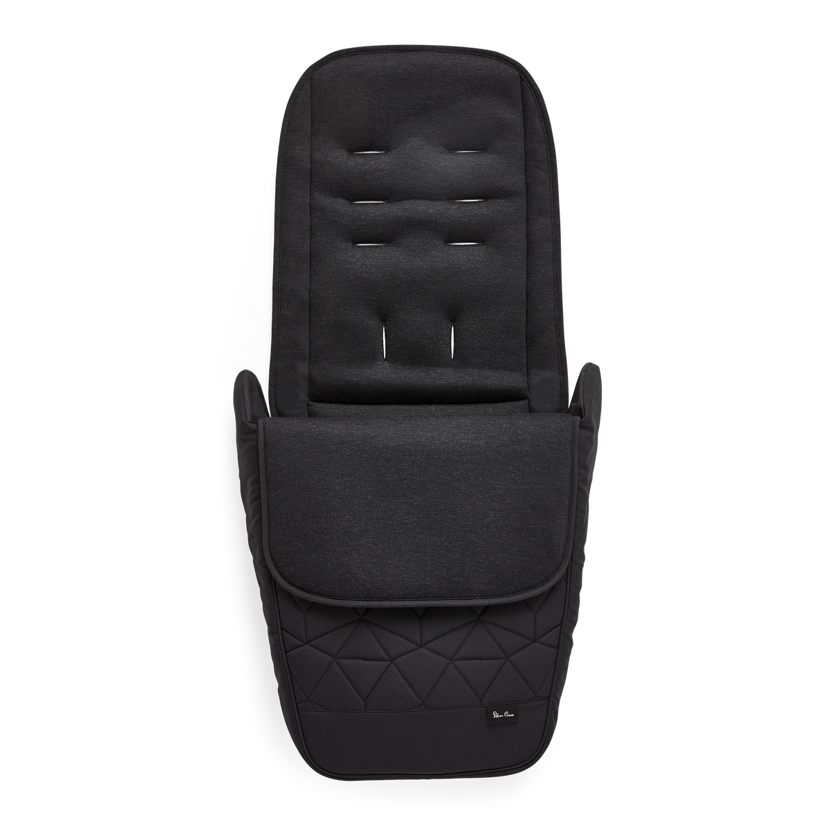 Silver Cross Clic Fleece Lined Footmuff - Space Black | Cosy, Water ...