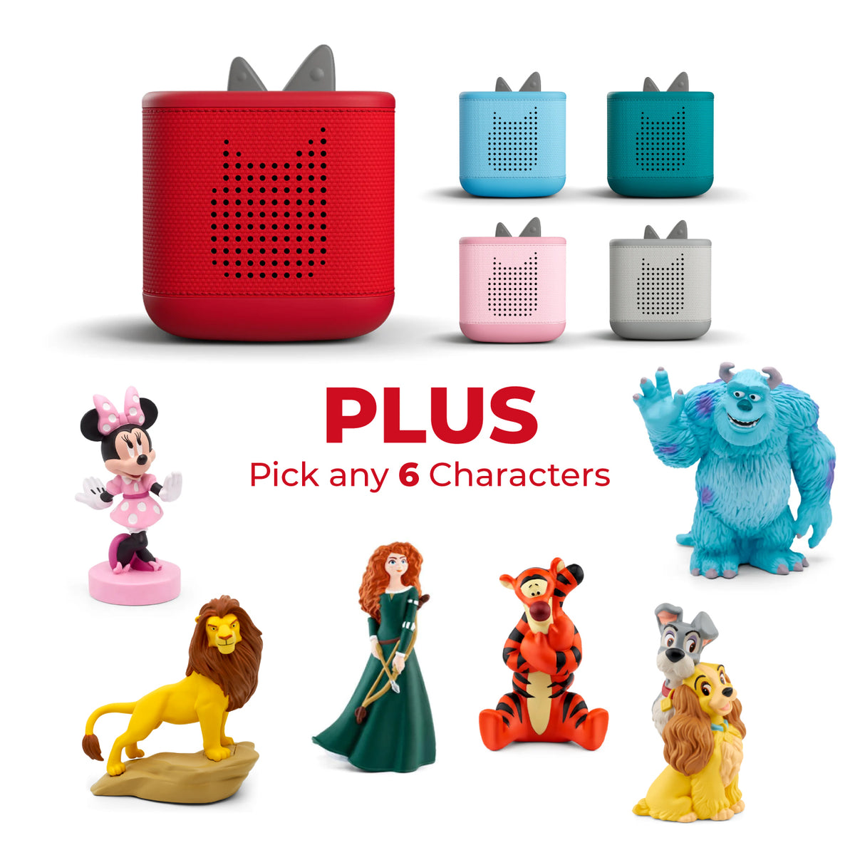 Tonies Toniebox Starter Set + 6 Characters | Screen-Free Storytelling ...