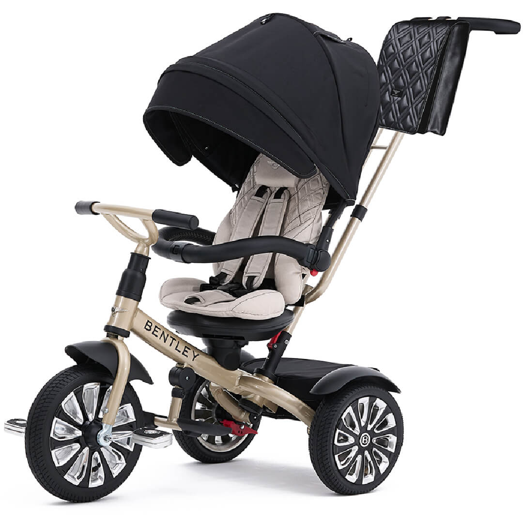 Bentley 6-in-1 Push Along Trike / Bike - Mulliner White Sand ...