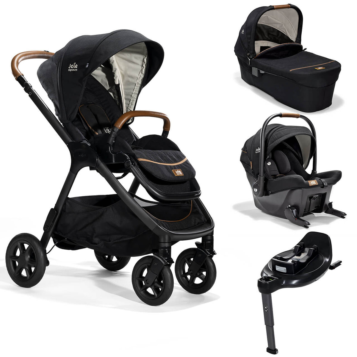 Joie Finiti Click and Go Travel System with Car Seat & Base - Eclipse ...