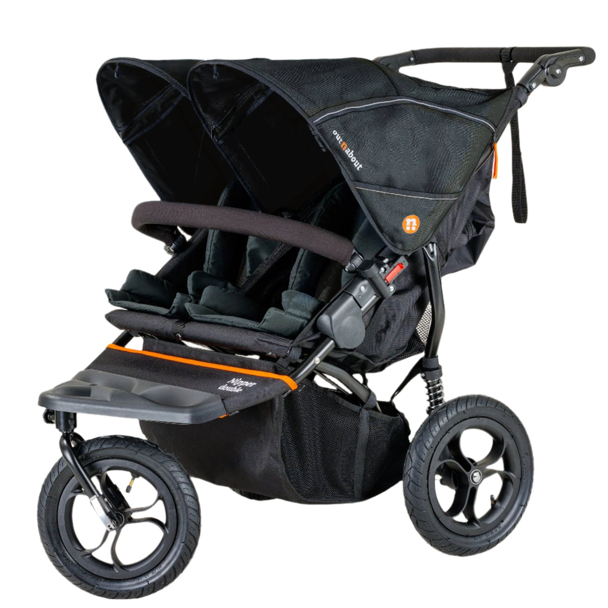 Out n About Nipper V5 Double Pushchair - Summit Black – Pushchair Expert