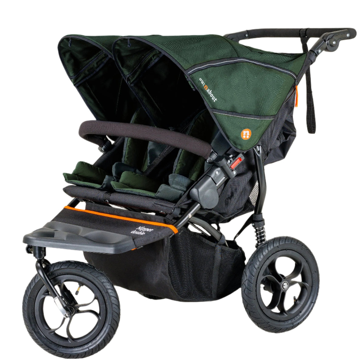 Out n About Nipper V5 Double Pushchair - Sycamore Green – Pushchair Expert