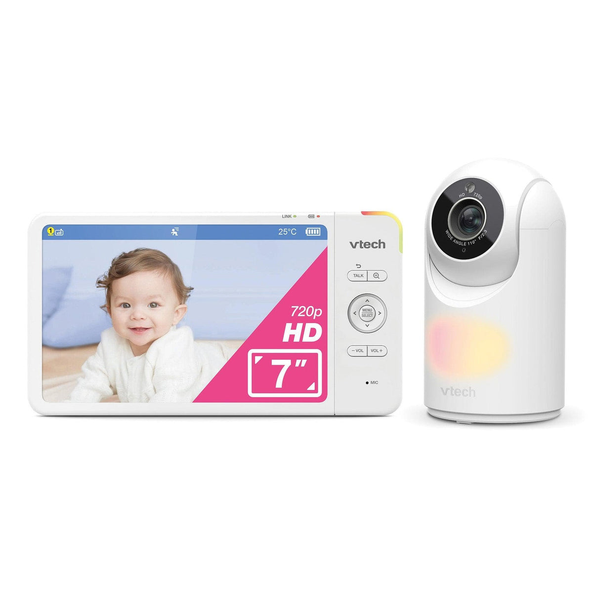 VTech VM7367HD 7” HD Video Baby Monitor with Pan & Tilt – Pushchair Expert
